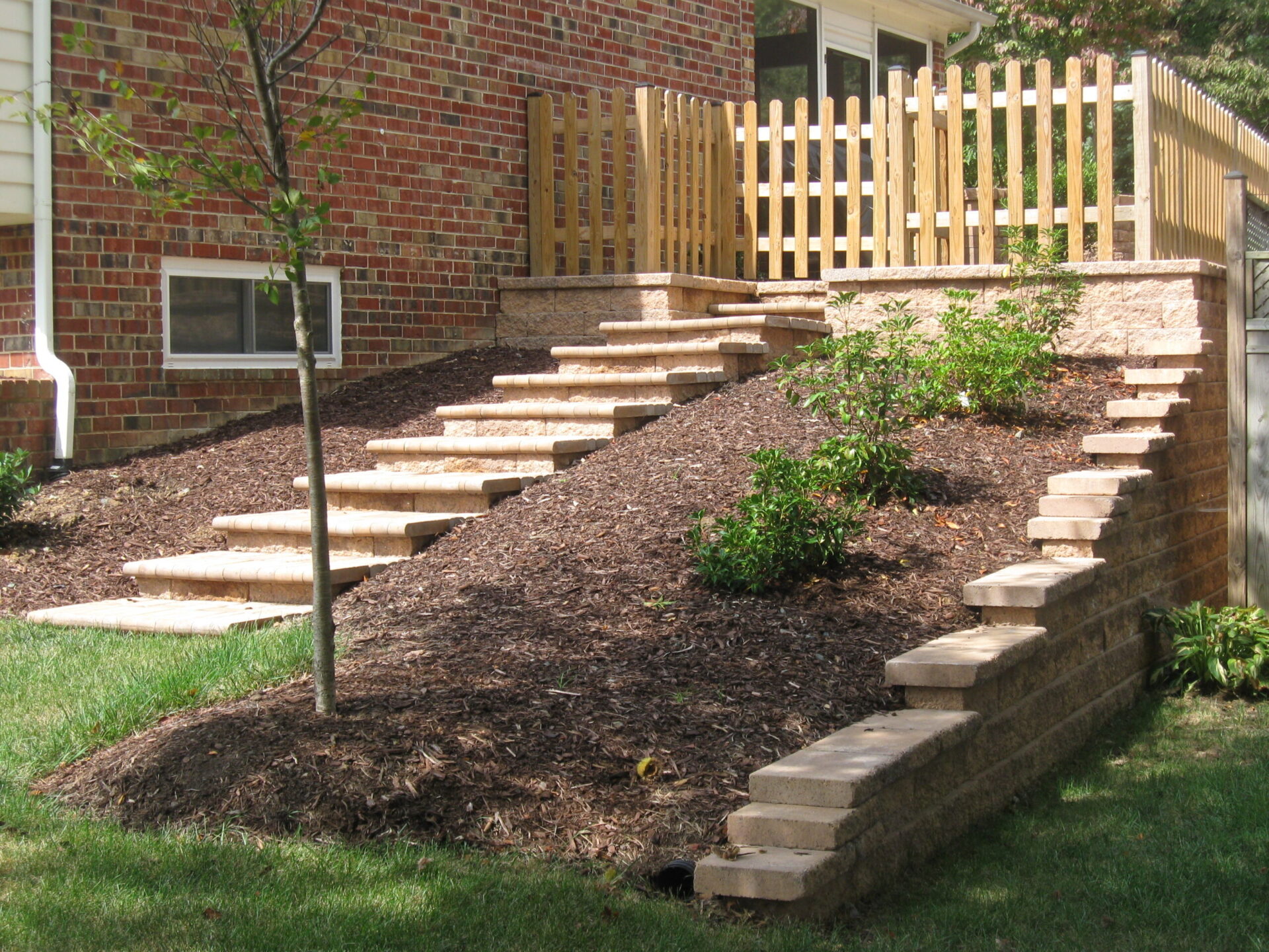 How Can I Utilize My Sloped or Uneven Back Yard? - Premium Lawn & Landscape